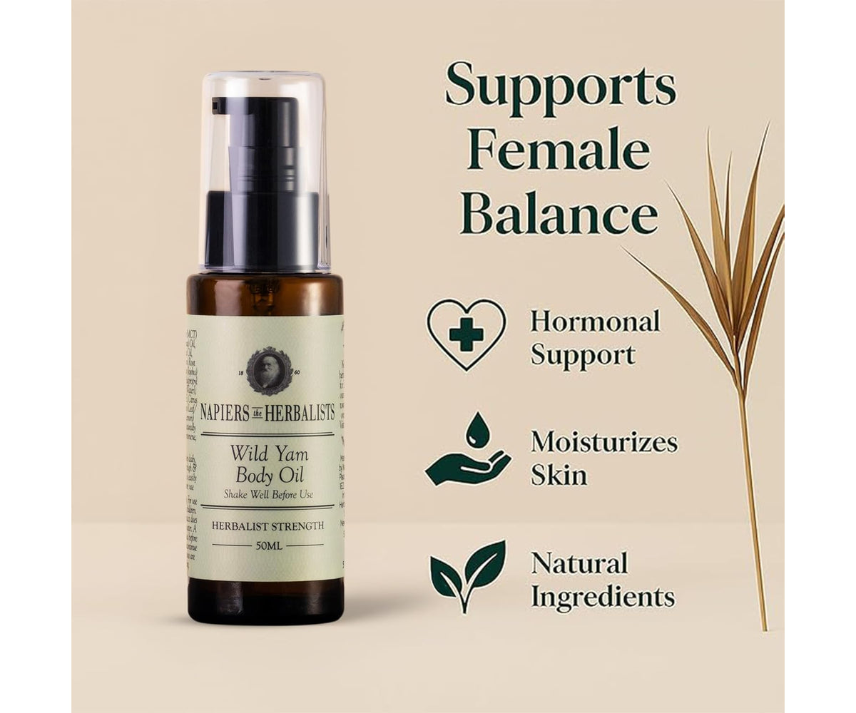 Napiers Wild Yam Body Oil Wild Yam Oil Benefits | Napiers