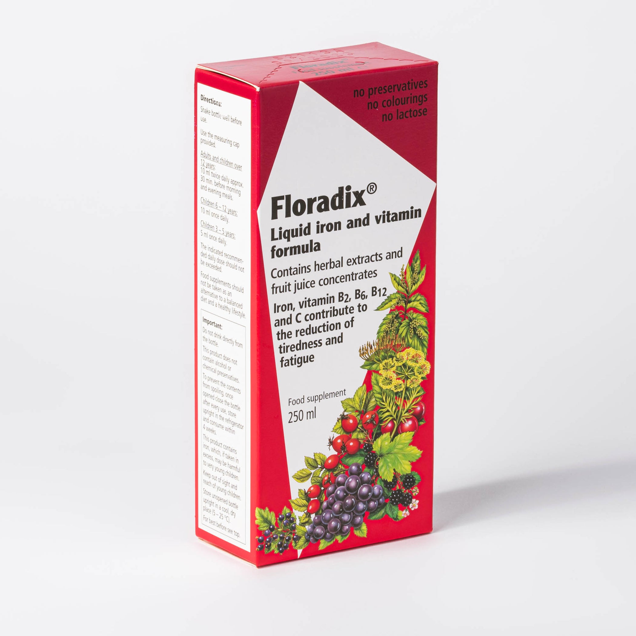 Floradix Liquid Iron Formula | Liquid Iron Supplement | Napiers