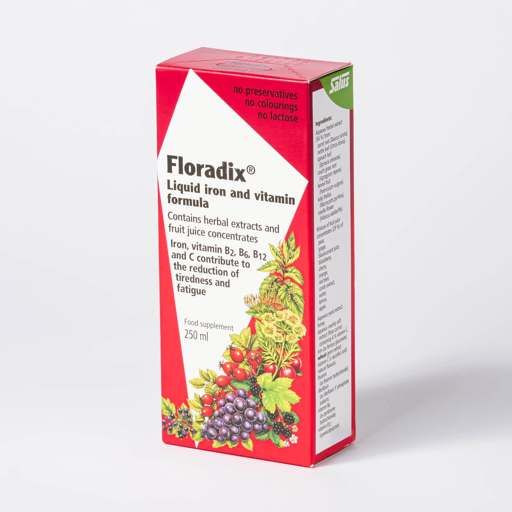 Floradix Liquid Iron Formula | Liquid Iron Supplement | Napiers